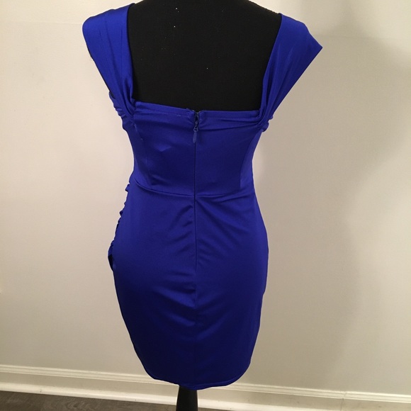 Fashion Nova | Dresses | Royal Blue Mini Party Dress | Poshmark